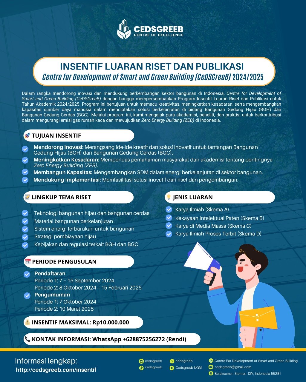 Insentif Luaran Riset dan Publikasi Centre for Development of Smart and ...